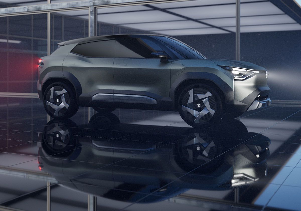 スズキが放つ世界戦略EVの第1弾となる「eVX」を日本初公開 精悍なデザインをSUVスタイルのEV | ENGINE (エンジン) |クルマ、時計、ファッション、男のライフスタイルメディア